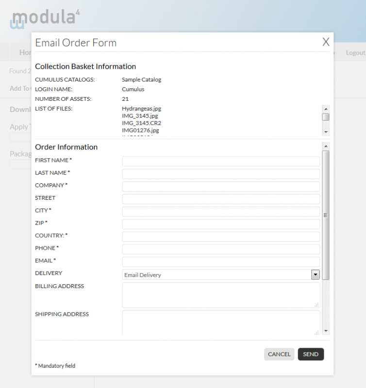 Email Order System Pro (EOSP) - Modula4